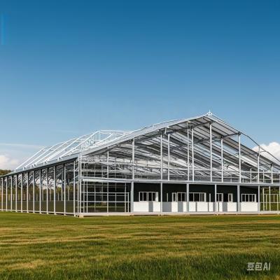 Cina Q235B ASTM A36 Scatto di mucca in acciaio prefabbricato con travi Q355B carico del tetto da 20 libbre in vendita