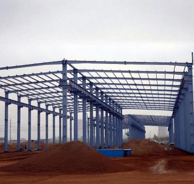 China Prefabricated Steel Frame Building Warehouse Workshop Portal Frame for sale