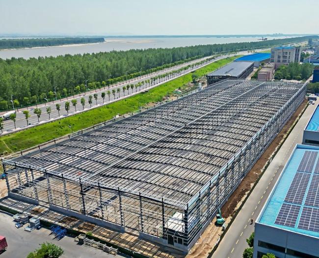 Steel structure construction process