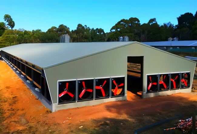 Prefabricated steel building construction process