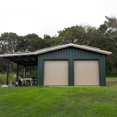 China Portal Frame Specs Metal Structure Building Powder Coated Steel Surface for sale