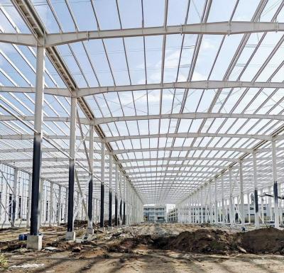 China Q355B Q235B ASTM A36 High Strength Prefabricated Metal Structures Lightweight High Spans for sale