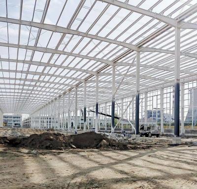 China Q355B Q235B ASTM A36 High Strength Prefabricated Metal Structures Lightweight High Spans for sale