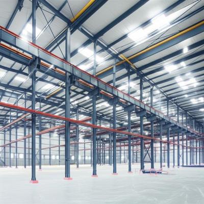 China Q355B Q235B ASTM A36 High Strength Prefabricated Metal Structures Lightweight High Spans for sale