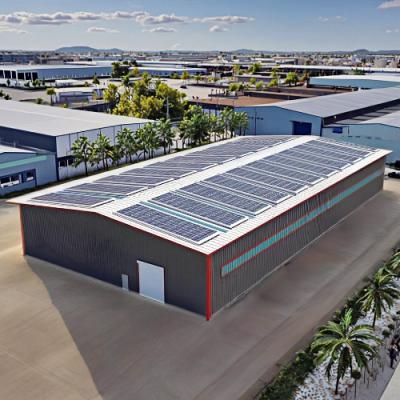 China Galvanized Steel Warehouse 200kg/m² Load Bearing Prefabricated Structure for sale