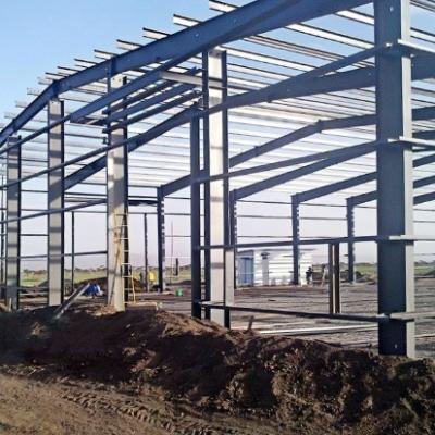 Cina Q355B Q235B Edificio con struttura in acciaio prefabbricata Magazzino Officina Lunga Durata in vendita