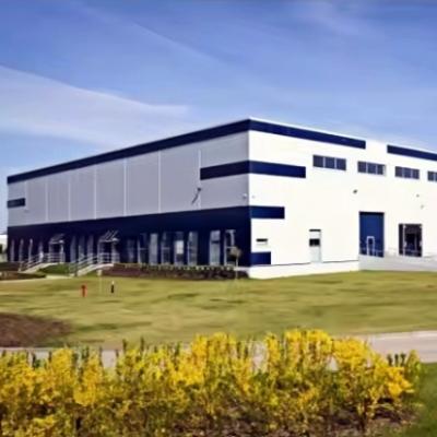 China Steel Building Metal Prefabricated Building Steel Space Frame Construction Building Warehouse for sale