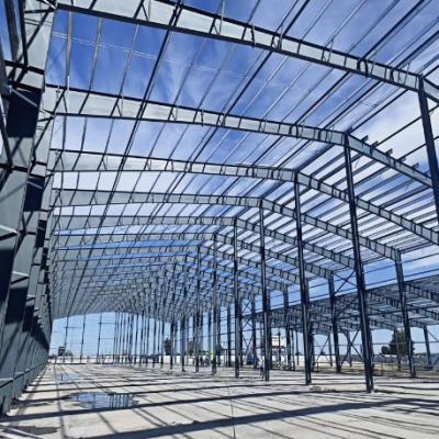 China Steel Building Metal Prefabricated Building Steel Space Frame Construction Building Warehouse for sale