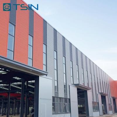 China Customized Design Steel Structure Workshop for Multi-building and Warehouse with Large-span Plants and Customized Design for Warehouse for sale
