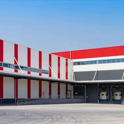 China Q355B Steel Structure Warehouse with 35-50 Years Lifespan and Wind, Snow, Seismic Resistant Portal Frame Design for sale