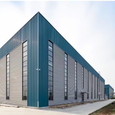 China Custom Size Steel Structure With Mezzanine Floor For Office Storage Integrated Building for sale