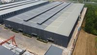 China Pre-Engineered Steel Warehouse With Mezzanine Floor Double-Layer Storage Solution for sale