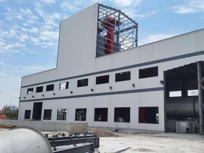 China A casa pré-fabricada Rockwool do CE armazena casas da construção de aço à venda