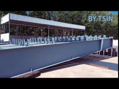 Industriële modulaire staalconstructies complexe staalconstructies voor magazijnen schuren