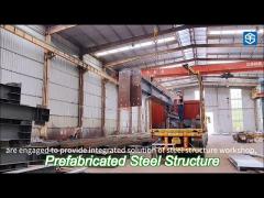 custom modern prefabricated steel structure for workshop office house supermarket