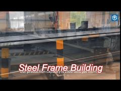 hurricane proof metal kit industrial steel frame building q235b q355b astm a36
