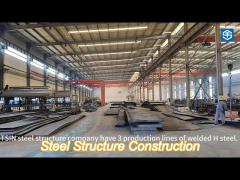 heavy duty modern prefabricated steel structure construction for warehouse workshop office