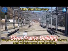 uniform color consistency steel frame building hot dipped galvanized steel