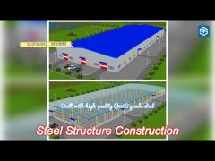 modular steel frame warehouse construction weathering steel material fire resistance