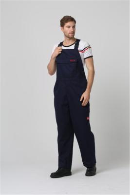 Cina In generale della busbana francese della prova di fuoco, 100% pantaloni ignifugi della busbana francese del cotone, bibpants di saldatura in vendita
