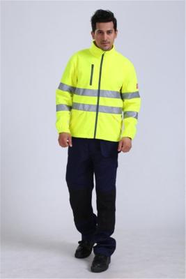 Cina OEM 360gsm Gore Tex High Visibility Rain Gear dei vestiti da lavoro di HIVIS in vendita
