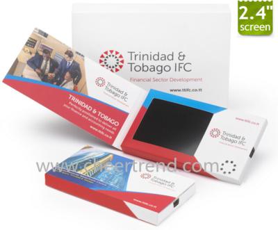 China 2017 Hot sale 2.4 inch LCD Video Brochure for commercial advertising and marketing for sale