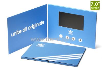 China China factory supply competitive price 7 inches lcd brochure/lcd video card for business promotion for sale