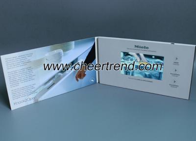 China Creative 4.3 inch lcd video brochure, customized video greeting card for gifts,business card for sale