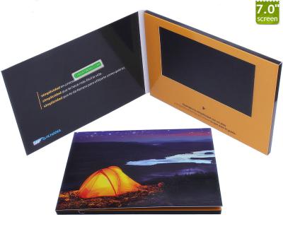 China High quality Customized 7 inch TFT LCD Screen Soft Cover Folder video brochure card for sale