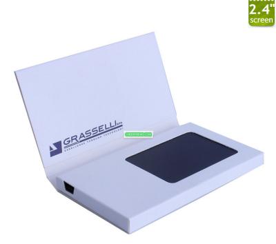 China Competitive price 2.4 inch mini size business greeting card for advertising, business gift ,promotion for sale