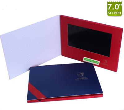 China 2017 popular 7 inch LCD tft video module for greeting brochure card for sale