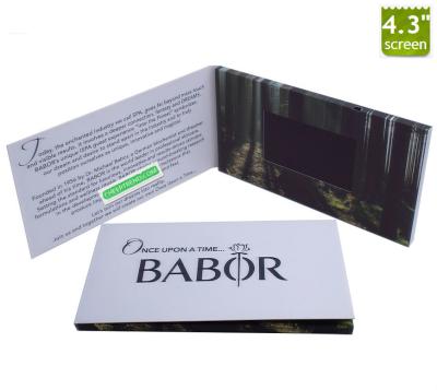 China China factory supply competitive price 4.3 inch lcd advertising video brochure/lcd Video Brochure/ Video Greeting card for sale