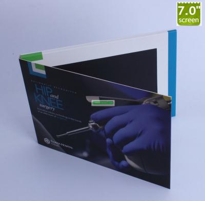 China Industrie tft color lcd module display 800 x 480 7 inch for video book,video greeting brochure card for sale