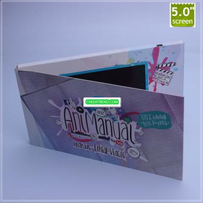 China Christmas greeting card/promotion /festival advertising promotion video book /Up to 5 control buttons for sale