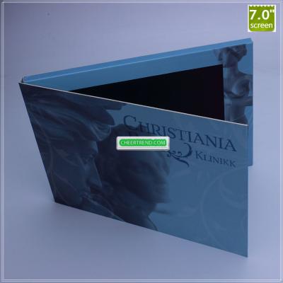China Competitive price LCD Video brochure 7 inch /Video Book /Digital Video greeting Card for sale