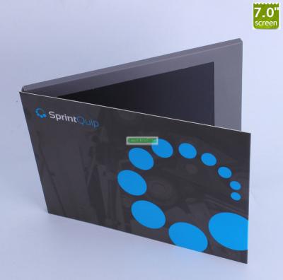 China Promotional LCD Brochure Advertising Video book 7 inch for sale
