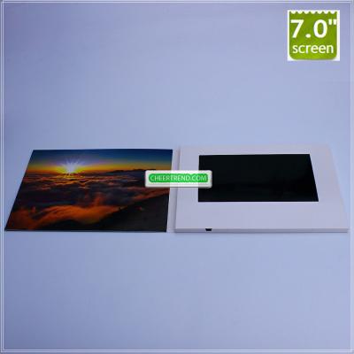 China video catalog/2017 High quality Promotion 7 inch digital lcd video screen greeting cards for sale