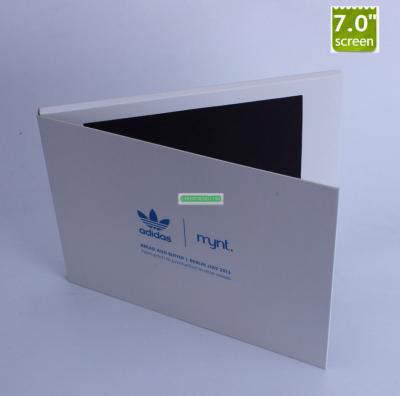 China 2017 trending innovative gadget products tft screen video greeting card 7 inch video brochure for sale