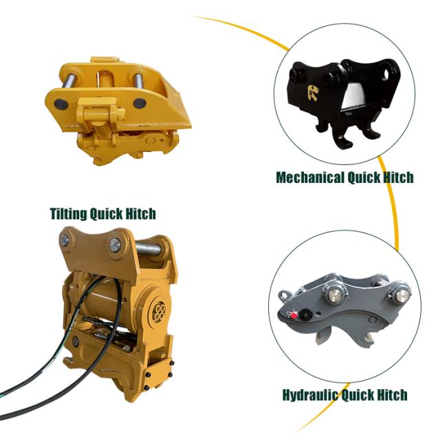 RSBM Excavator Quick Hitch Hydraulic Tilting Coupler 90 Degrees