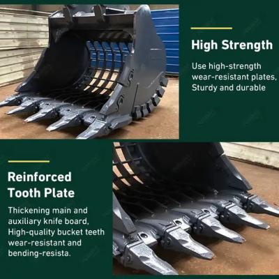 Cina Rock Riddle Skeleton Excavator Bucket per l'energia e l'estrazione in vendita