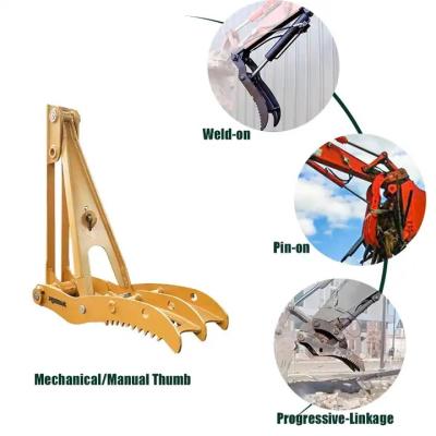 Cina 11-18T Digger Thumb Grab NM360/400 Thumb per il secchio di retroesca in vendita