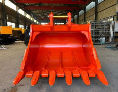 China Premium Steel Excavator Rock Bucket Heavy Duty Rock Bucket  Intensive Rock Digging for sale