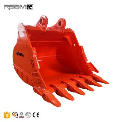 China Q345B Excavator Digger Bucket With Optional Wearing Block for sale