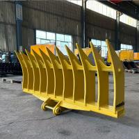 China Support OEM Excavator Digging Rake with Curved Teeth for sale