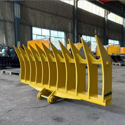 Cina Supporto OEM scavatore scavo Rake con denti curvi in vendita