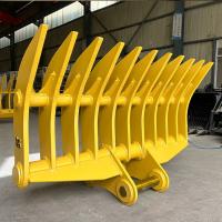 China Crawler Excavator Root Hoe Tine Spacing Optimized for Maximum Debris Clearing for sale