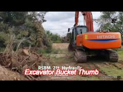 1.2-25 ton Excavator Bucket Thumb Hydraulic for Deep Excavations