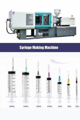 China Screw Type Plasticizing Syringe Making Machine Featuring 5 Ejector Point Voltage 220V380V Designed for Syringe Production for sale