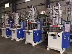 China Cycle Time Depends On Product And Mold Two Color Plastic Injection Molding Machine Blue And White Suitable For Complex Part Production for sale