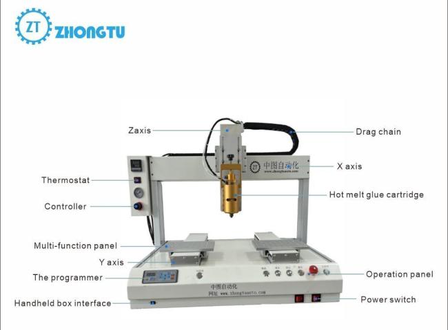 Zt-DJ441-02 LED Automatic Glue Dispenser Machine High Speed Dispenser Machine Automatic for Factory Manufacturer